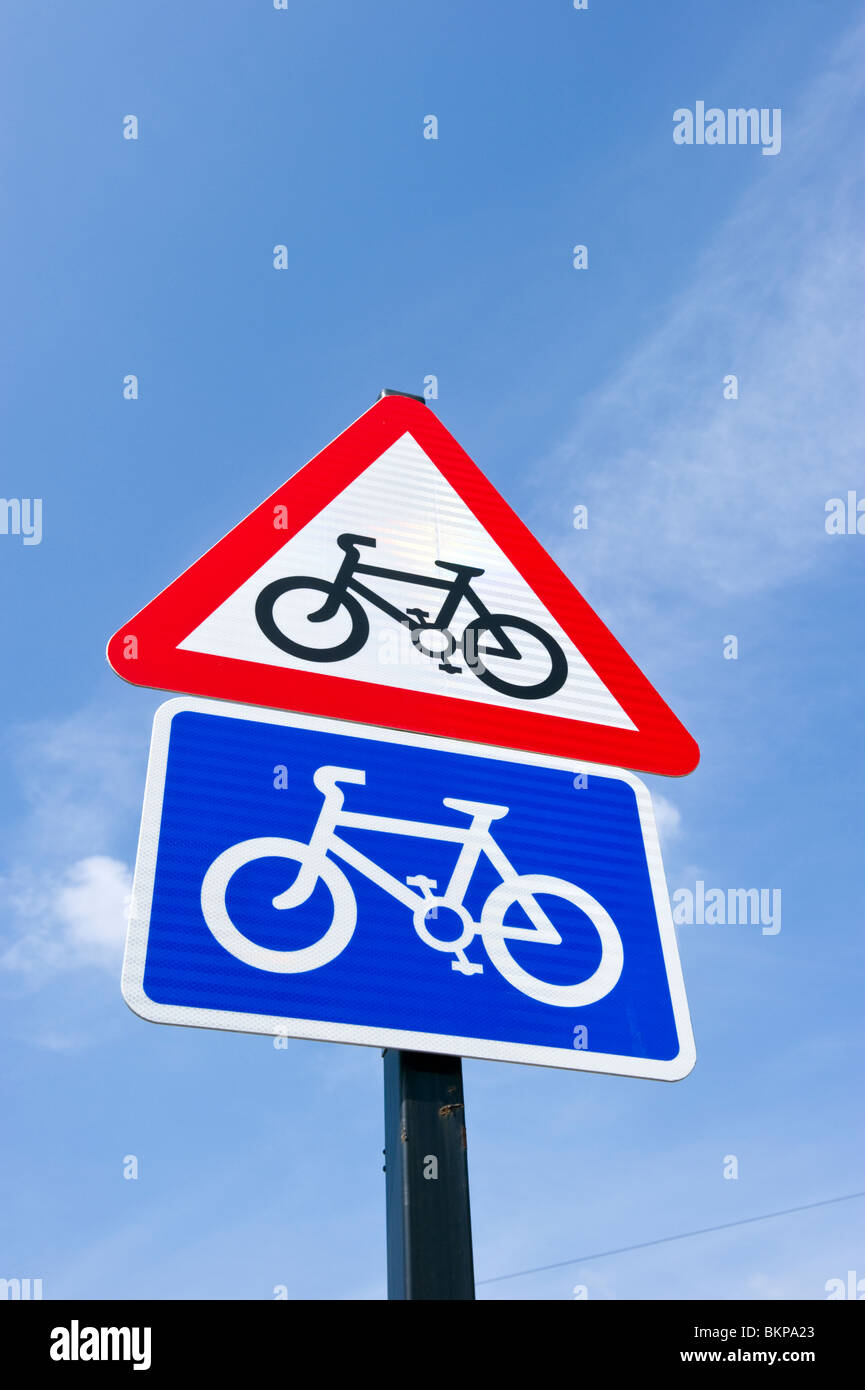 Lane Straße Verkehrszeichen StVO-Zyklus Stockfotografie - Alamy