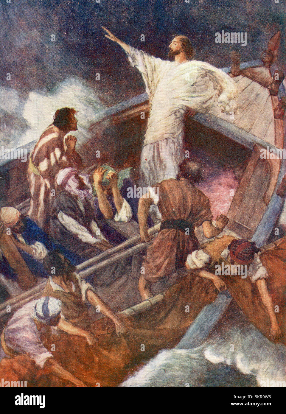 Jesus stilling storm -Fotos und -Bildmaterial in hoher Auflösung – Alamy