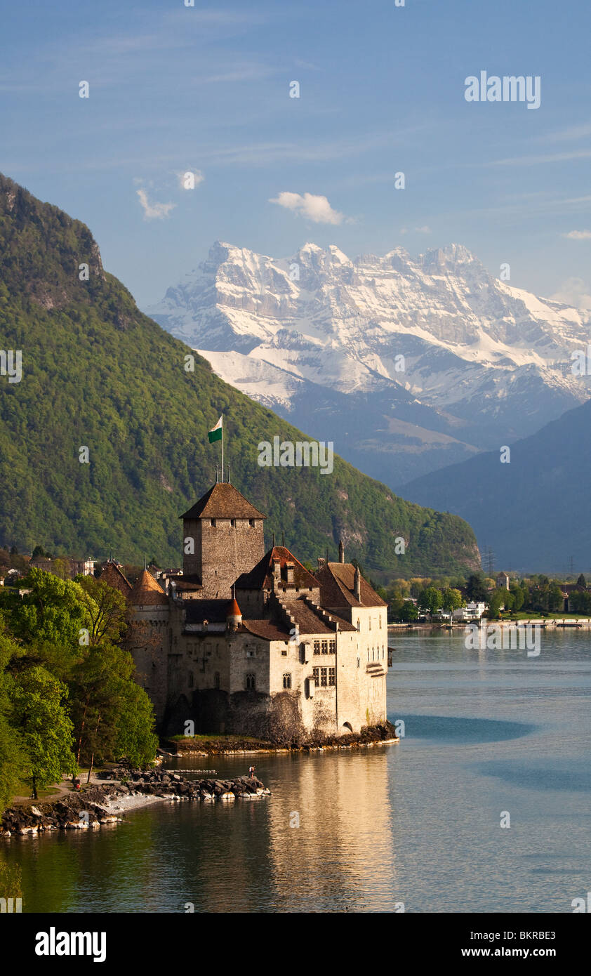 Chillon schloss genfer see Stockfotos und -bilder Kaufen - Alamy