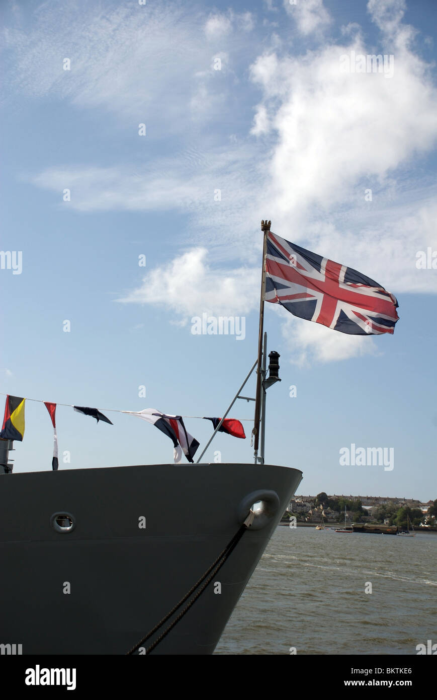 British Flag Ship Stockfotos und -bilder Kaufen - Alamy