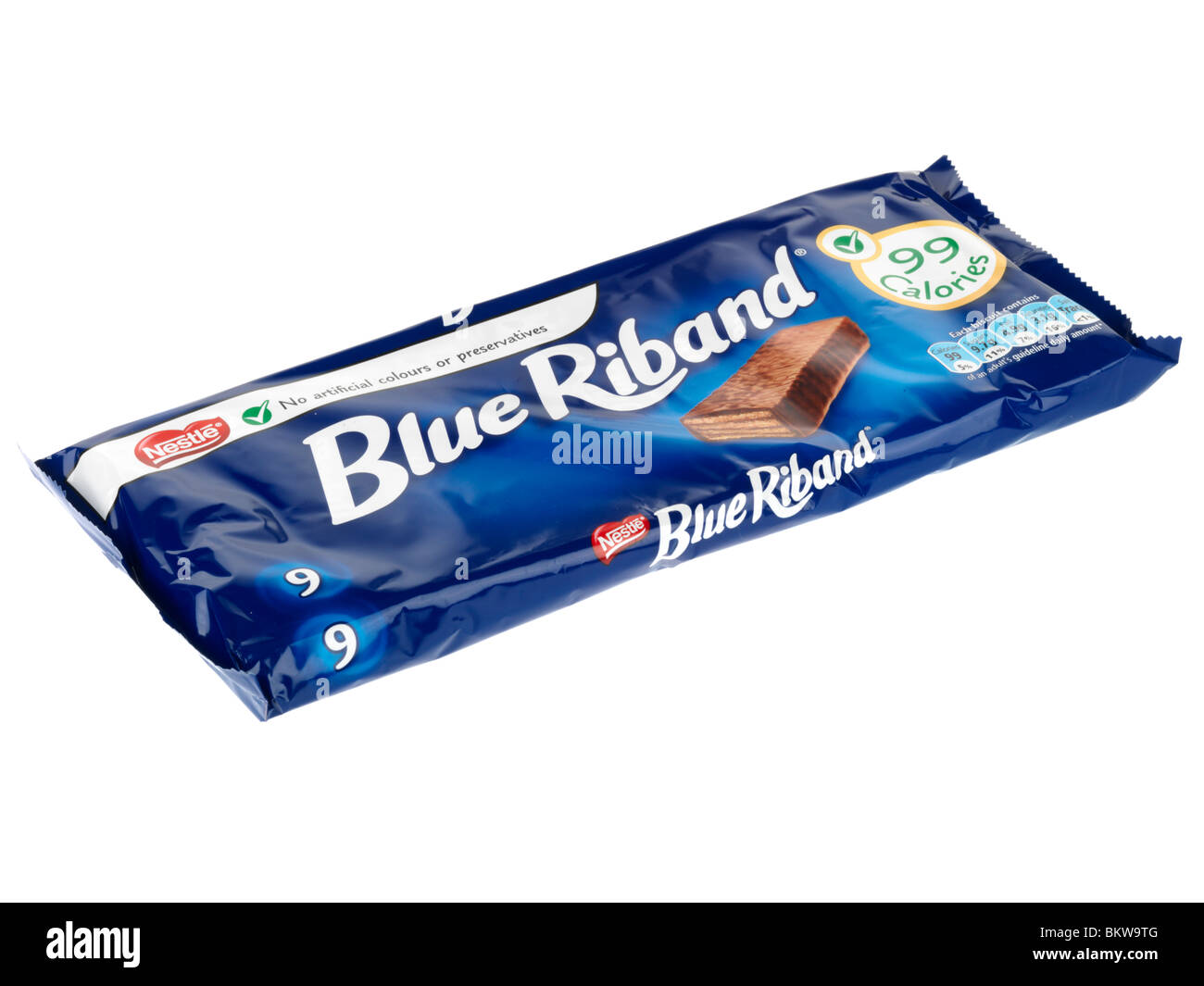 Paket von Wafer-Schoko-Riegel Stockfotografie - Alamy