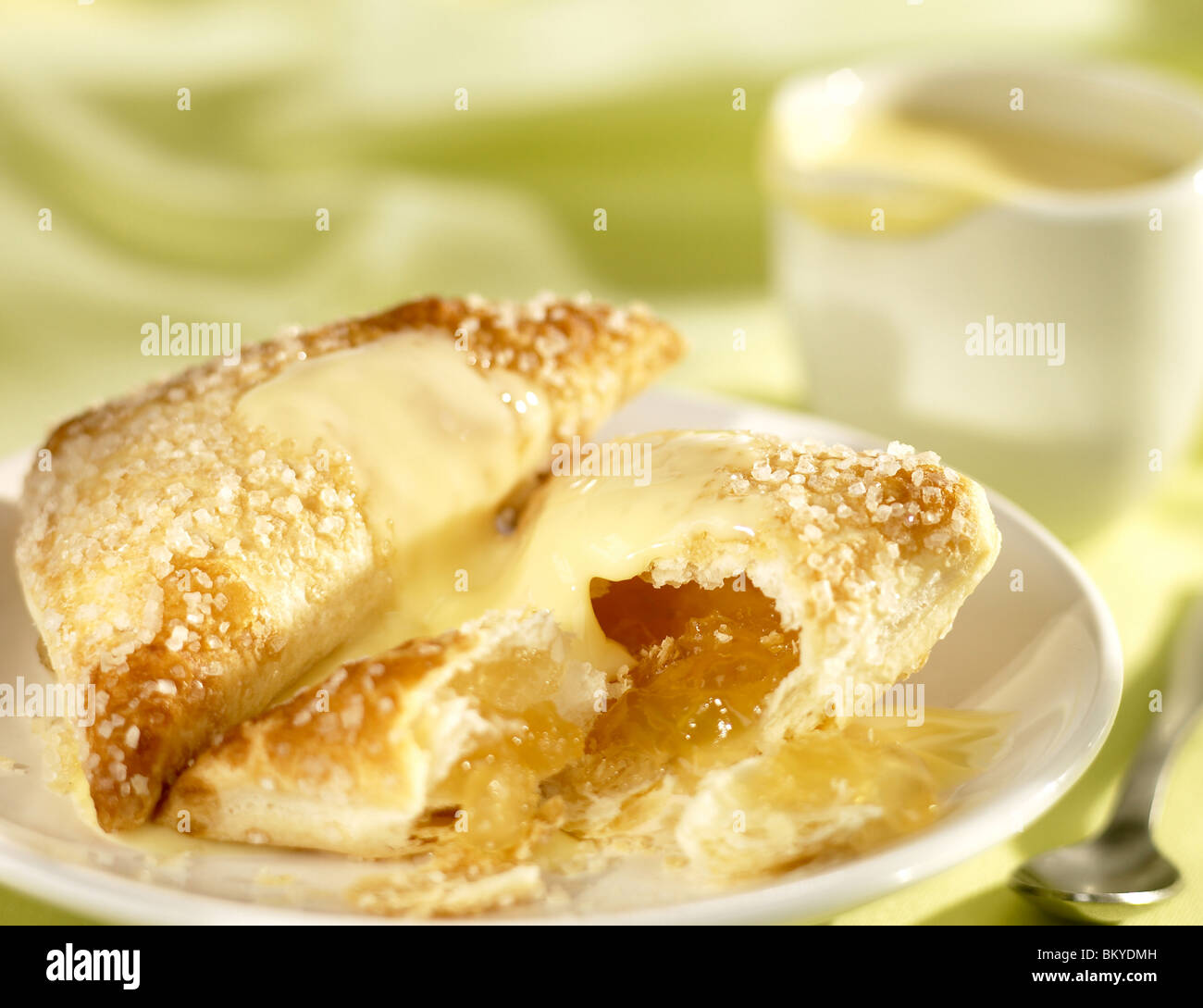 Apfelkuchen Pudding Stockfotos und -bilder Kaufen - Alamy