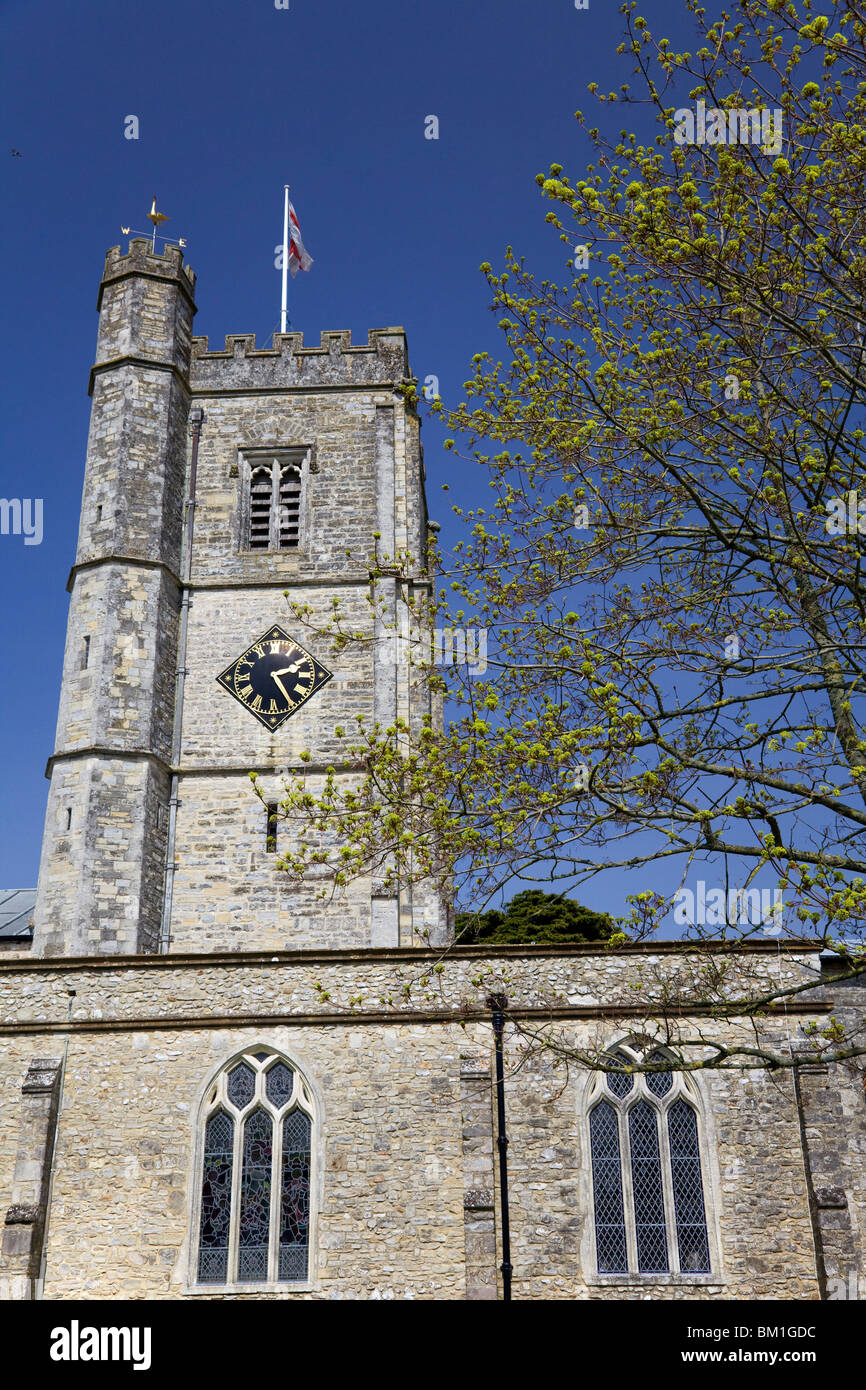 Minster Kirche von St Mary the Virgin, Axminster, Devon Stockfotografie ...