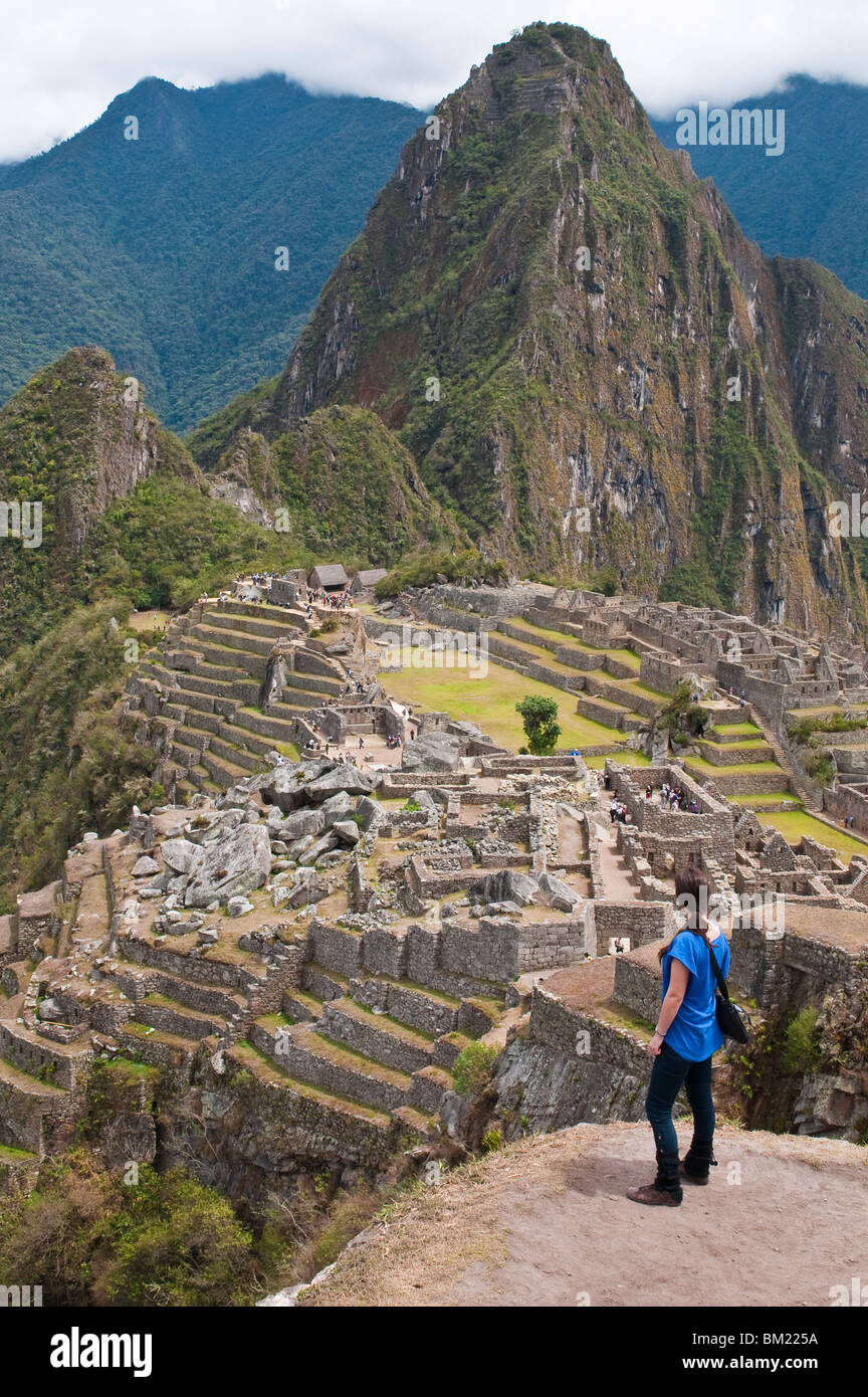 Inka-Ruinen, Machu Picchu, UNESCO-Weltkulturerbe, Peru, Südamerika ...