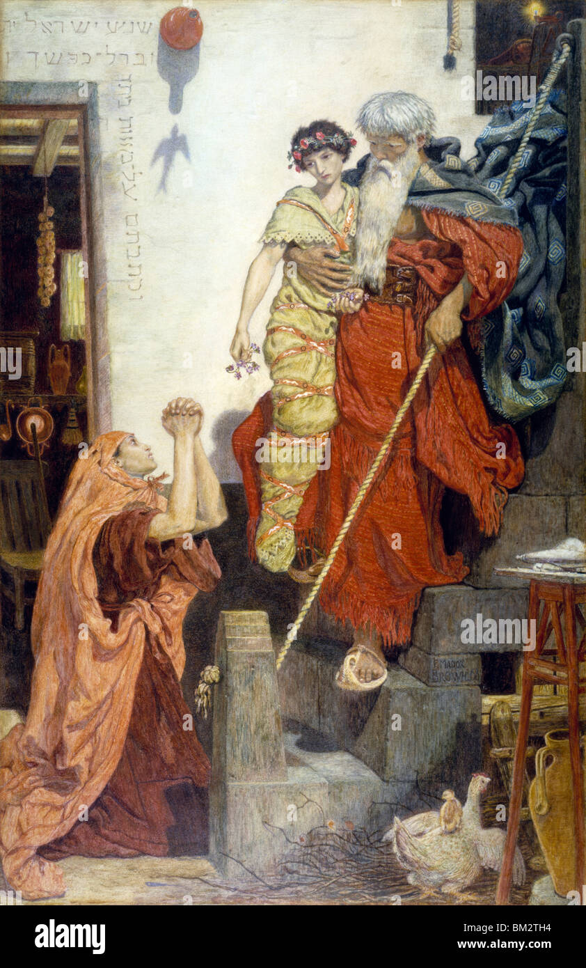 Elijah, die Wiederherstellung der Sohn der Witwe von Ford Madox Brown ...