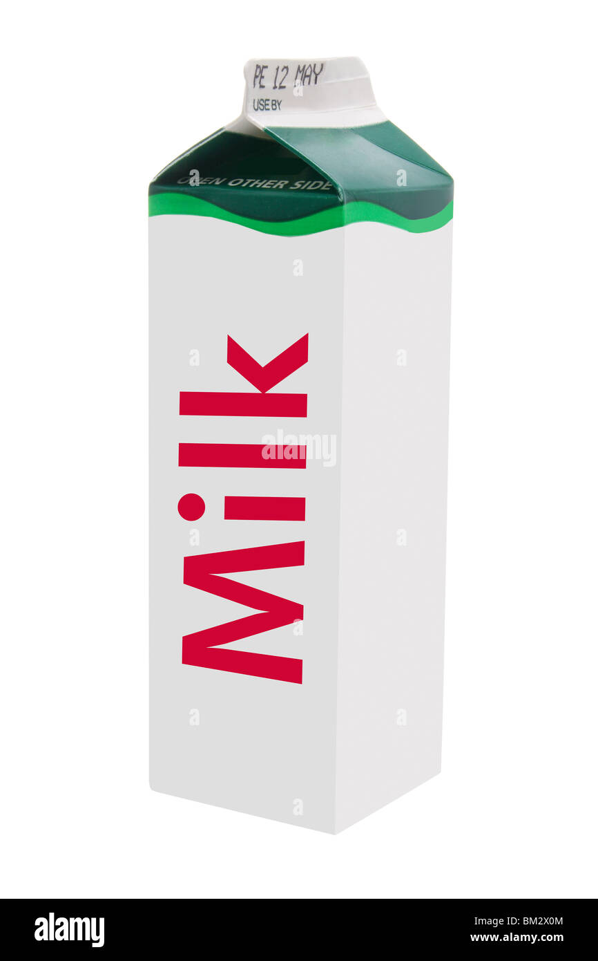 Eine Packung Milch Stockfotos und -bilder Kaufen - Alamy
