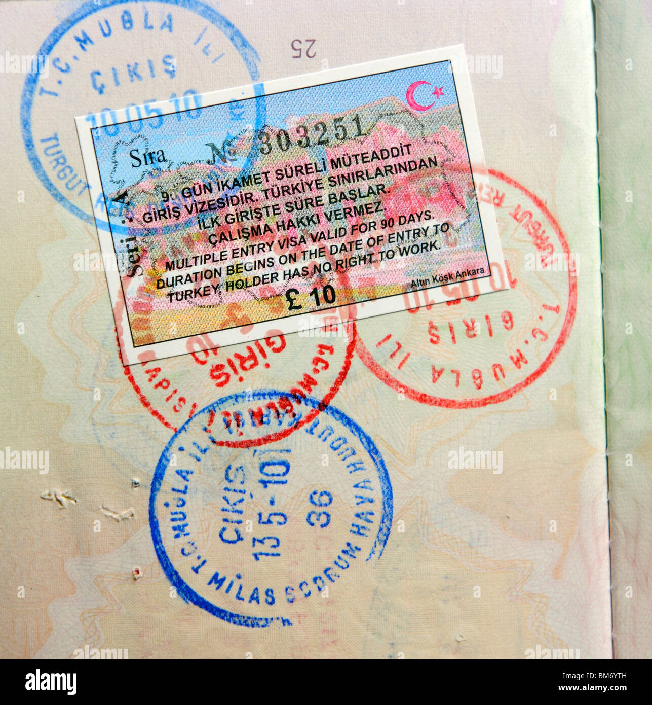 Stamp Passport Stockfotos und -bilder Kaufen - Alamy