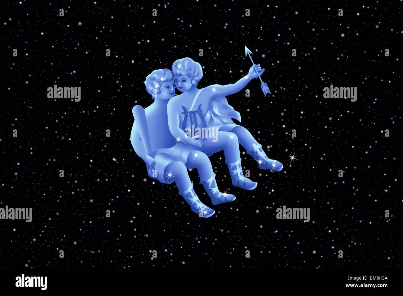 Zwillinge astrologie zeichen -Fotos und -Bildmaterial in hoher ...