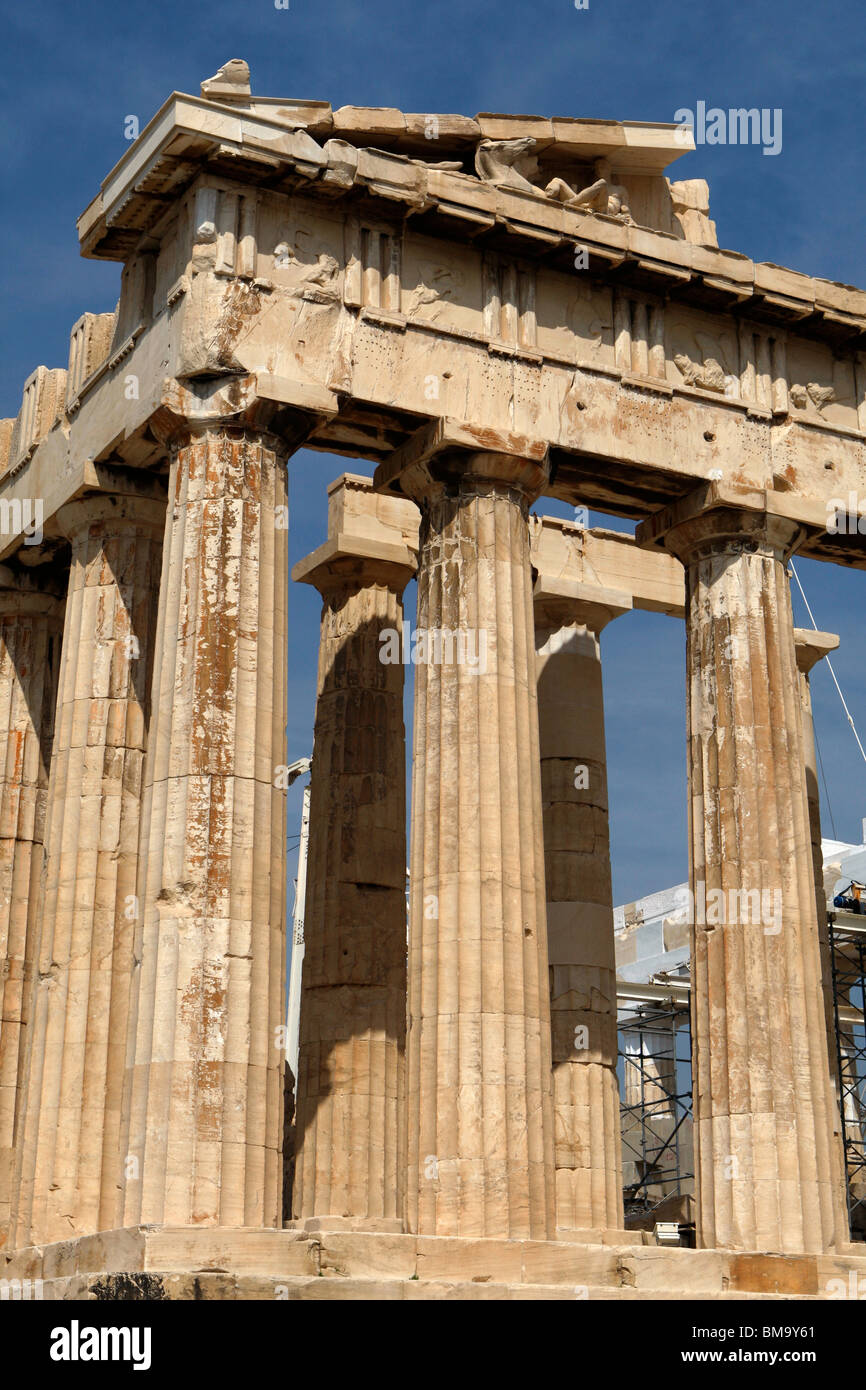 Parthenon-Tempel in der Akropolis Stockfotografie - Alamy