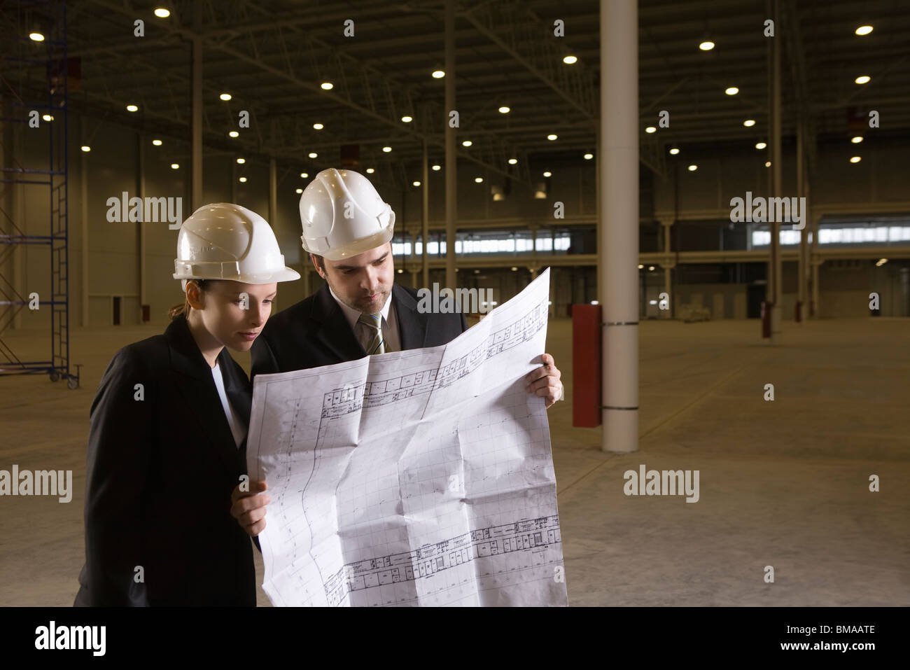 Blaupause Bauplan Lagerhalle Stockfotos und -bilder Kaufen - Alamy