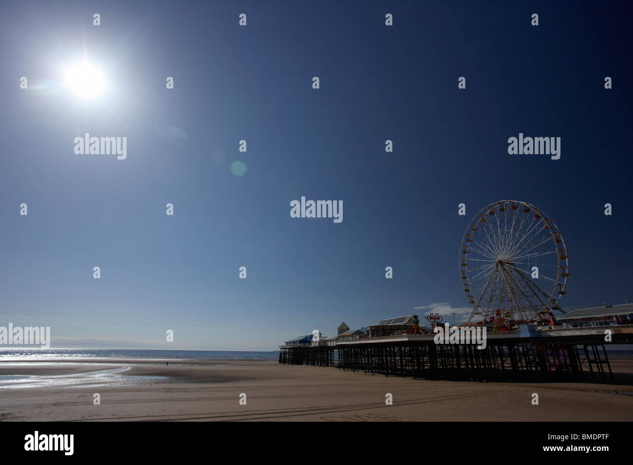 Blackpool leerer strand -Fotos und -Bildmaterial in hoher Auflösung – Alamy