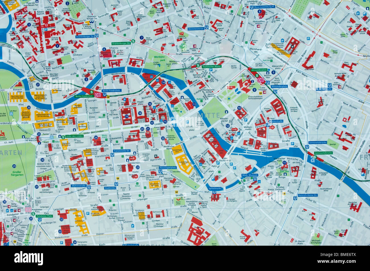 Berlin stadtplan -Fotos und -Bildmaterial in hoher Auflösung – Alamy