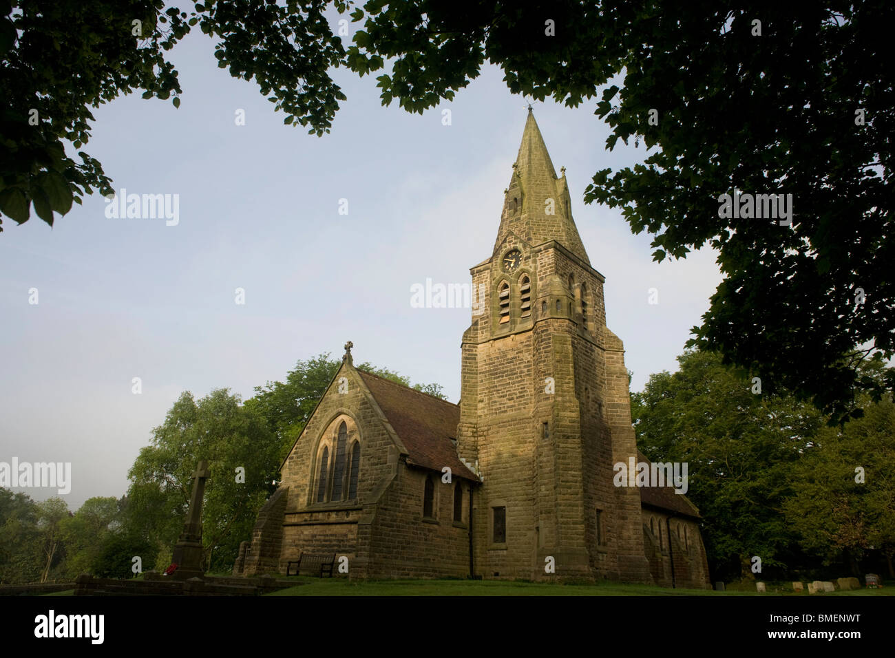 Edale Kirche in Vale Edale, Peak District National Park, Derbyshire ...