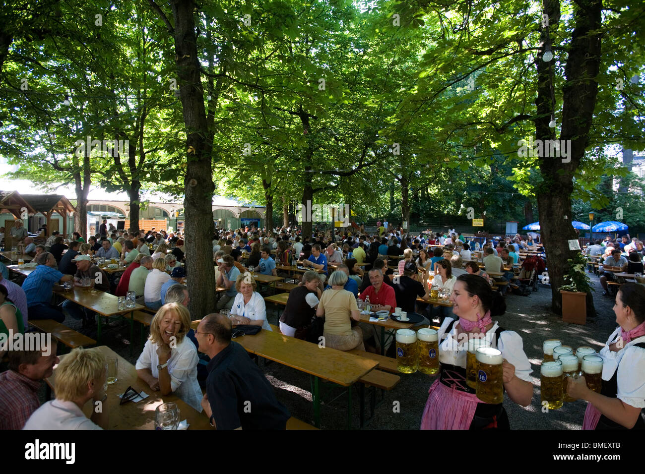 Empfehlenswerte Biergarten. Die größte Open-Air-Biergarten in München ...