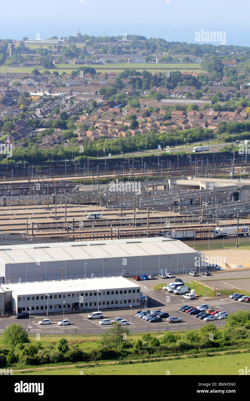Eurotunnel Terminal, Kent Stockfotografie - Alamy