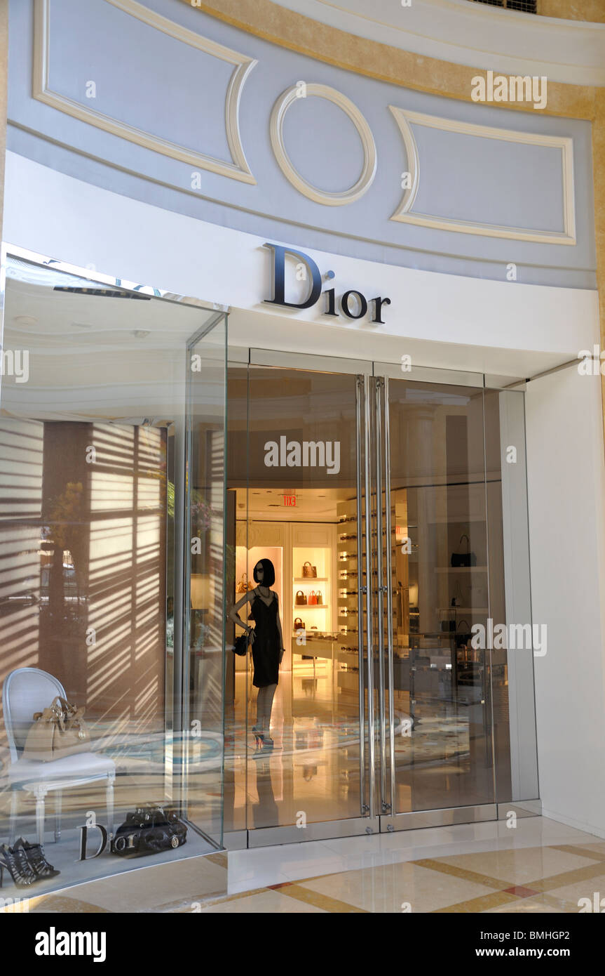 Dior-Store im Bellagio Hotel in Las Vegas, Nevada, USA Stockfotografie ...