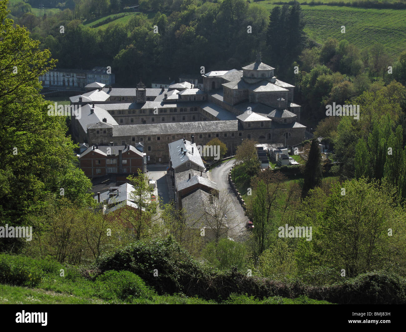 Monasterio de Samos. Galizien. España. CAMINO DE SANTIAGO. Samos ...