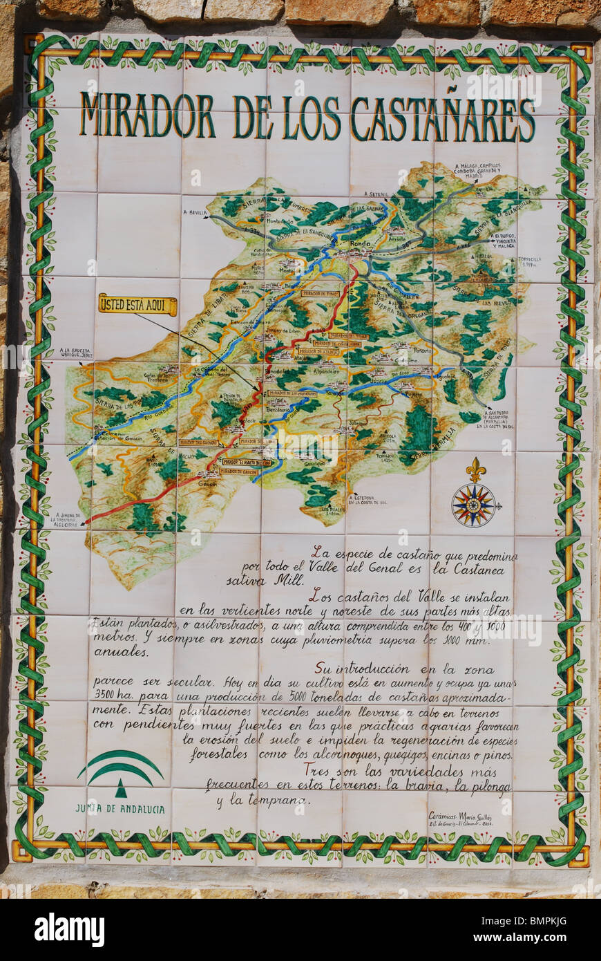 Spanien karte dorf zeichen -Fotos und -Bildmaterial in hoher Auflösung ...
