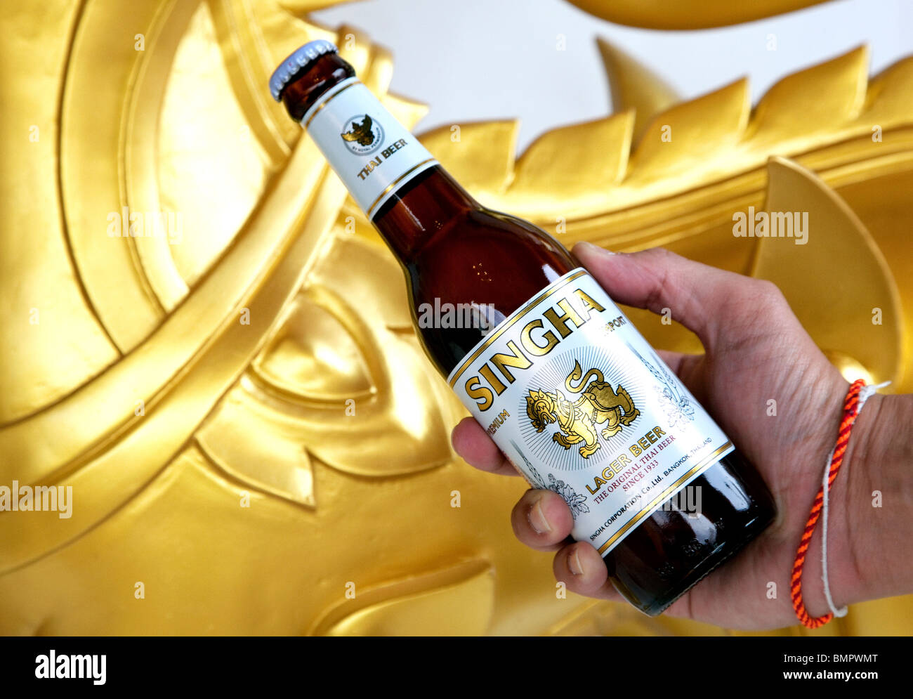 Singha Bier aus Thailand, London Stockfotografie - Alamy