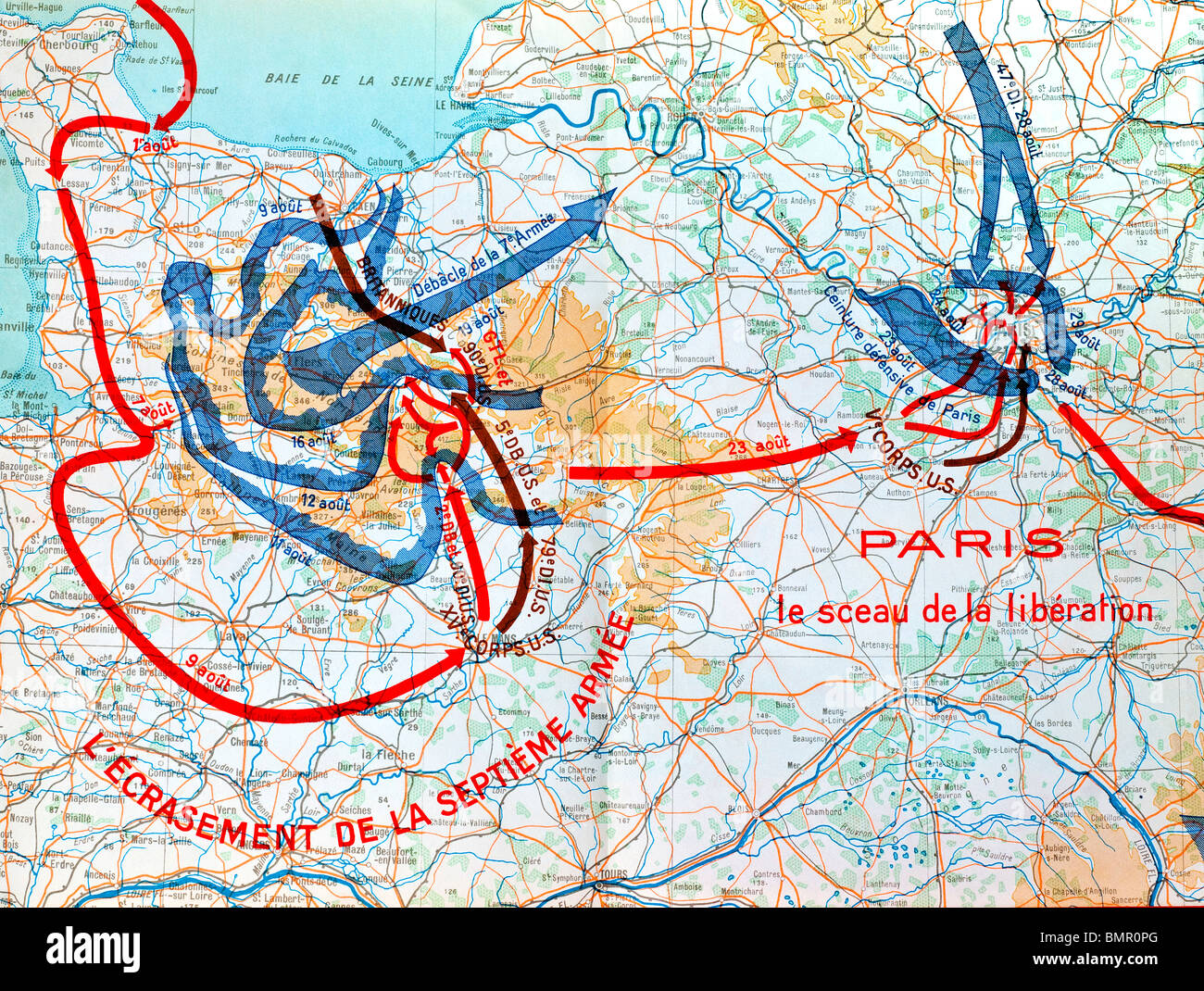 1944 France World War Ii Paris Stockfotos und -bilder Kaufen - Alamy
