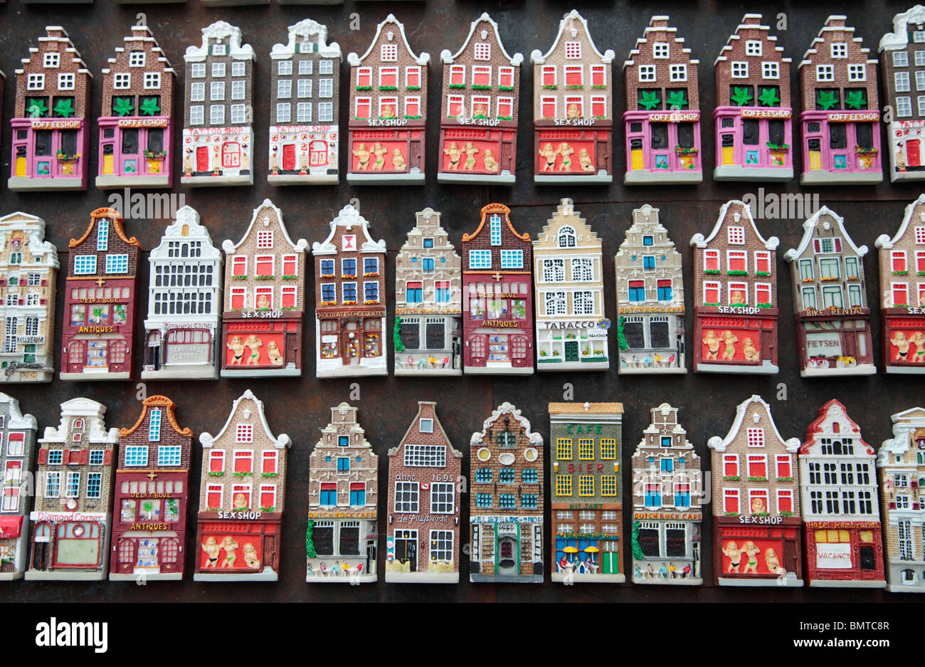 Amsterdam Fridge Magnet Souvenir Stockfotos und -bilder Kaufen - Alamy
