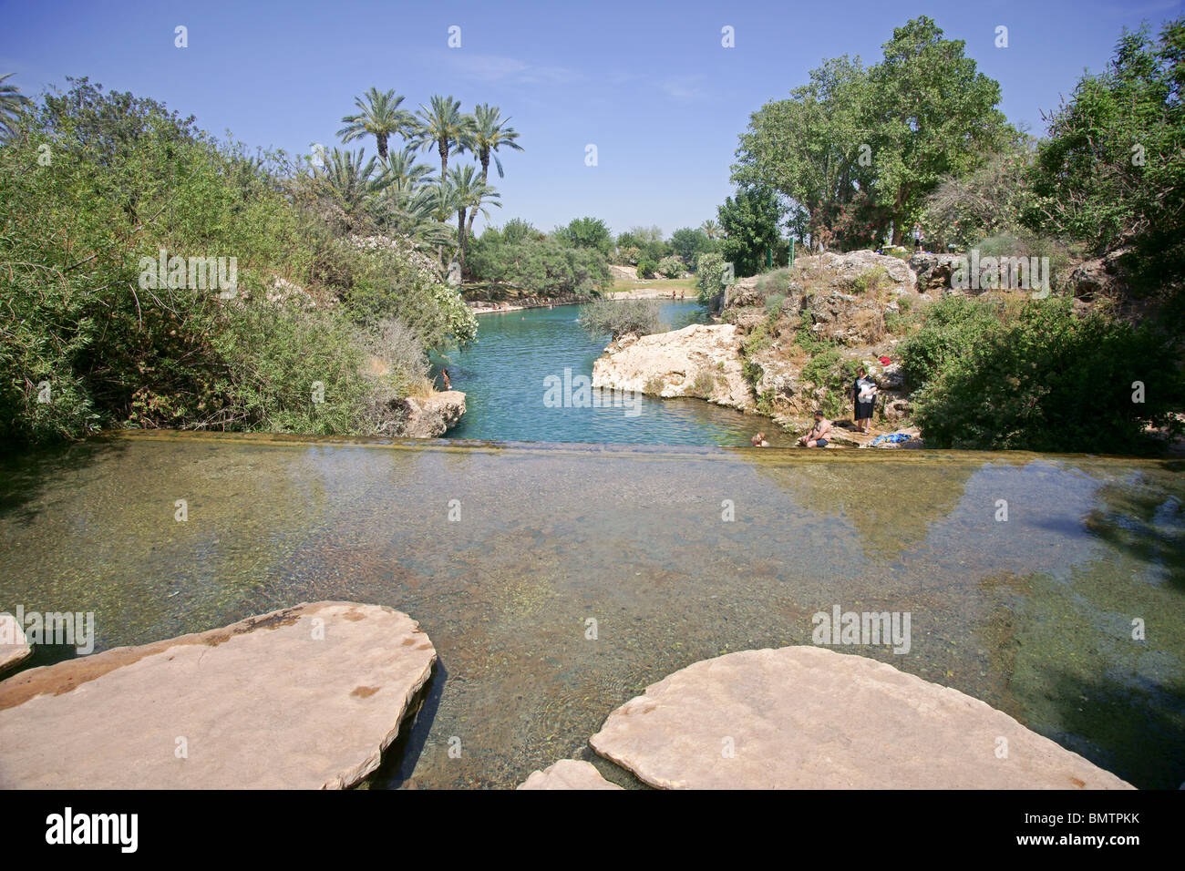 Israel, Galiläa, Sachne aka Gan Hashlosha Stockfotografie - Alamy