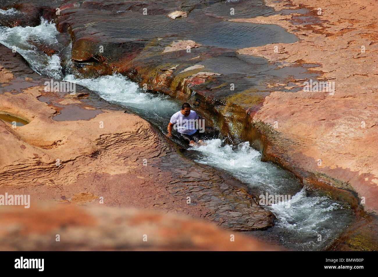 Slide Rock State Park, Oak Creek Canyon, AZ Stockfotografie - Alamy