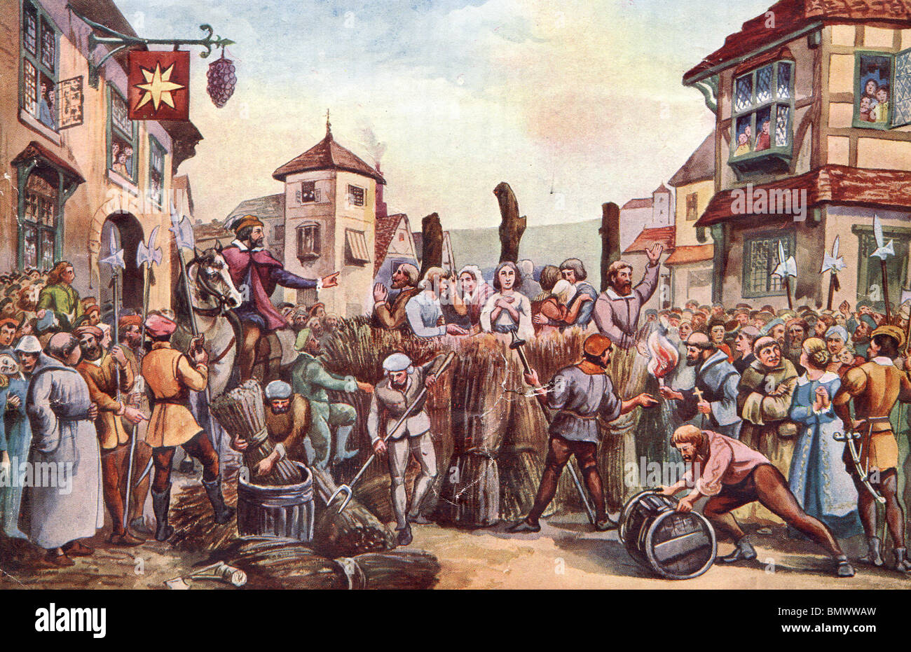 Brennend Auf Dem Scheiterhaufen Stockfotos und -bilder Kaufen - Alamy