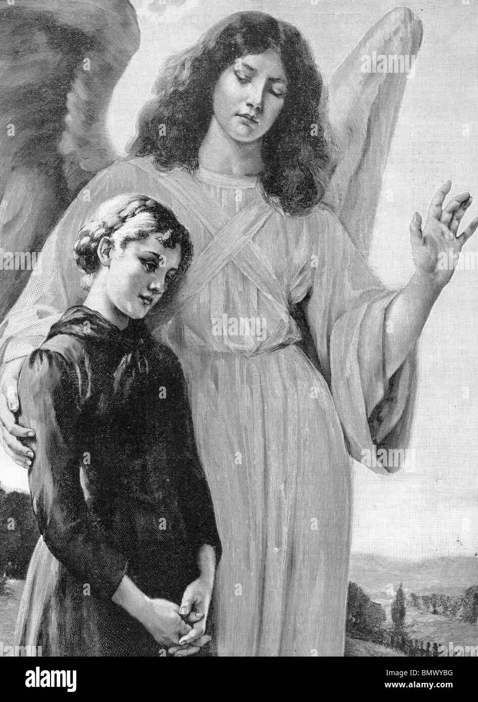 Waisenmädchen Schwarzweiß-Stockfotos und -bilder - Alamy