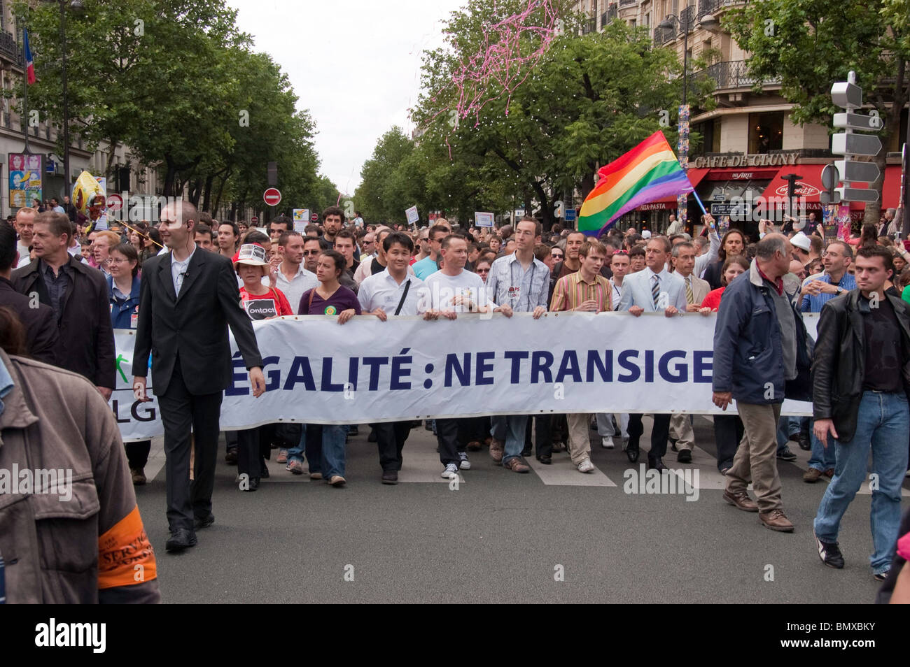 Paris, Frankreich, Kampf gegen die Rechte von Homosexuellen ...