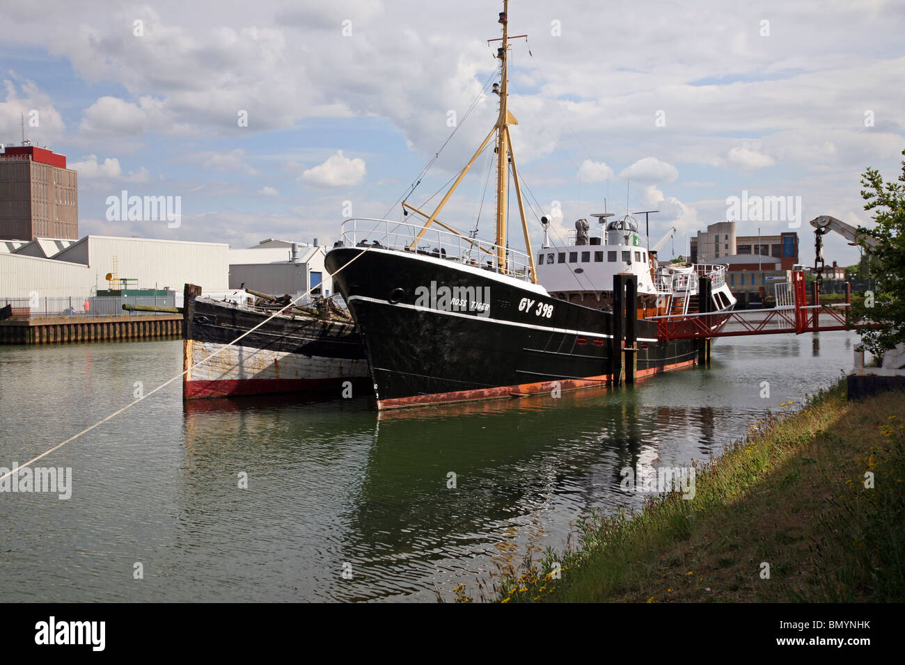 Ross Tiger, einem alten Trawler in der nationalen Fischerei Heritage ...