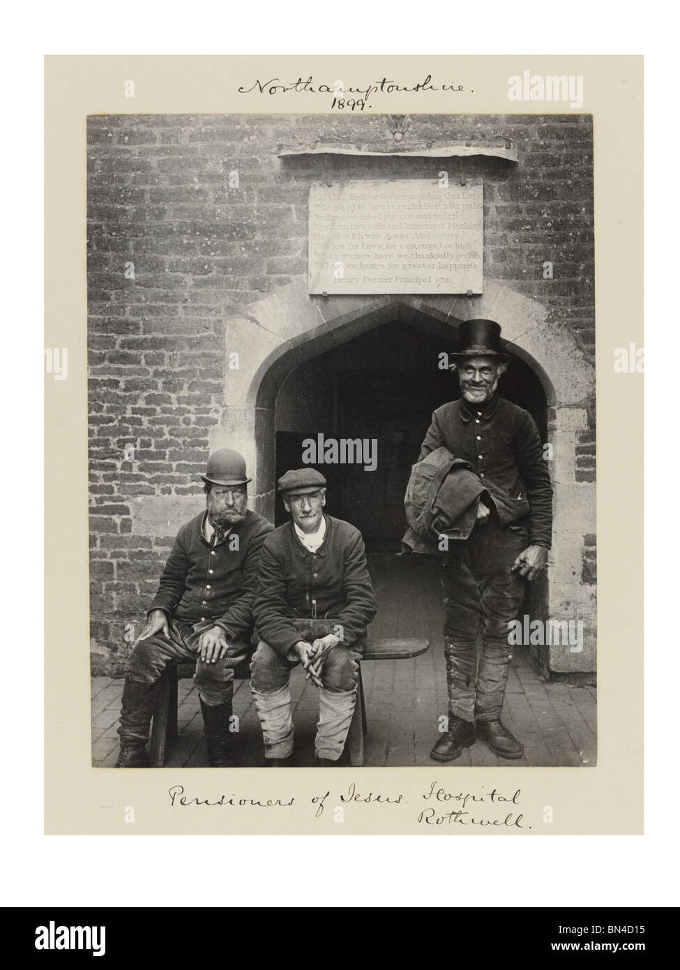 Rentner von Jesus Krankenhaus, Foto Benjamin Stone. Rothwell, England ...