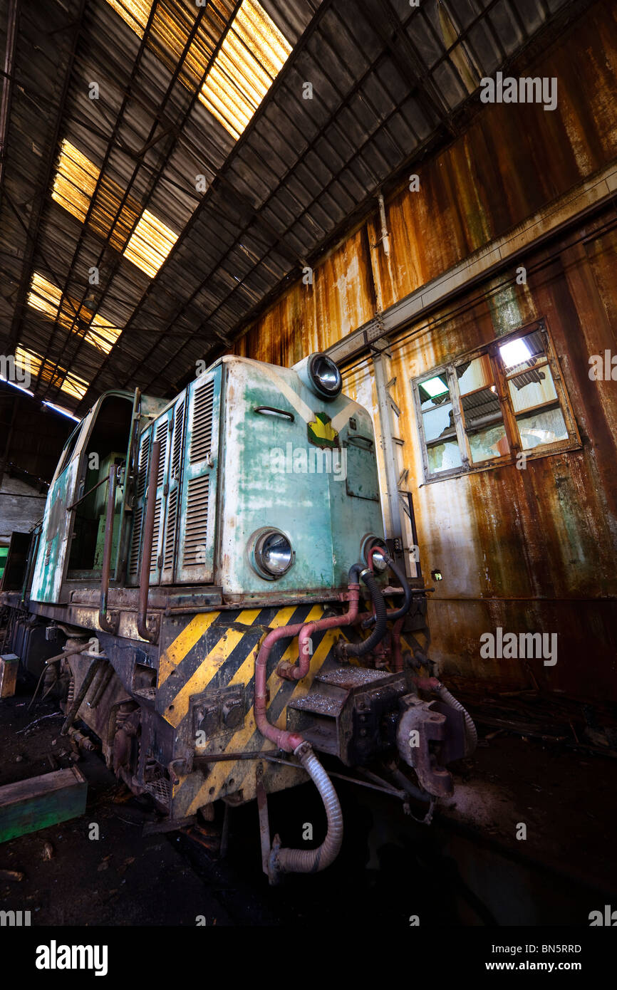 Repair workshop for electric locomotives -Fotos und -Bildmaterial in ...