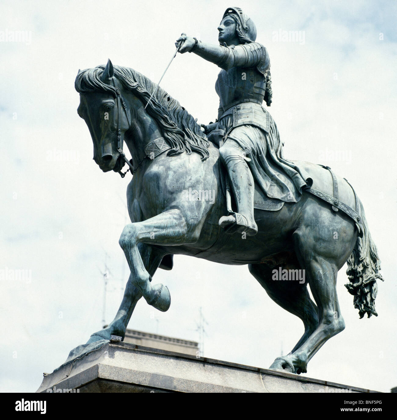 Jeanne d ' Arc Denkmal, Skulptur Stockfotografie - Alamy