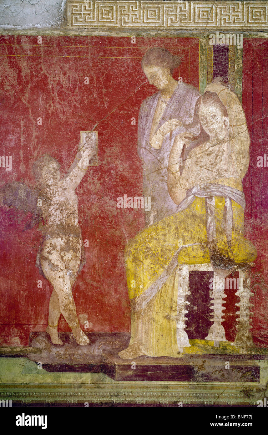 Pompeji fresco malerei Stockfotos und -bilder Kaufen - Alamy