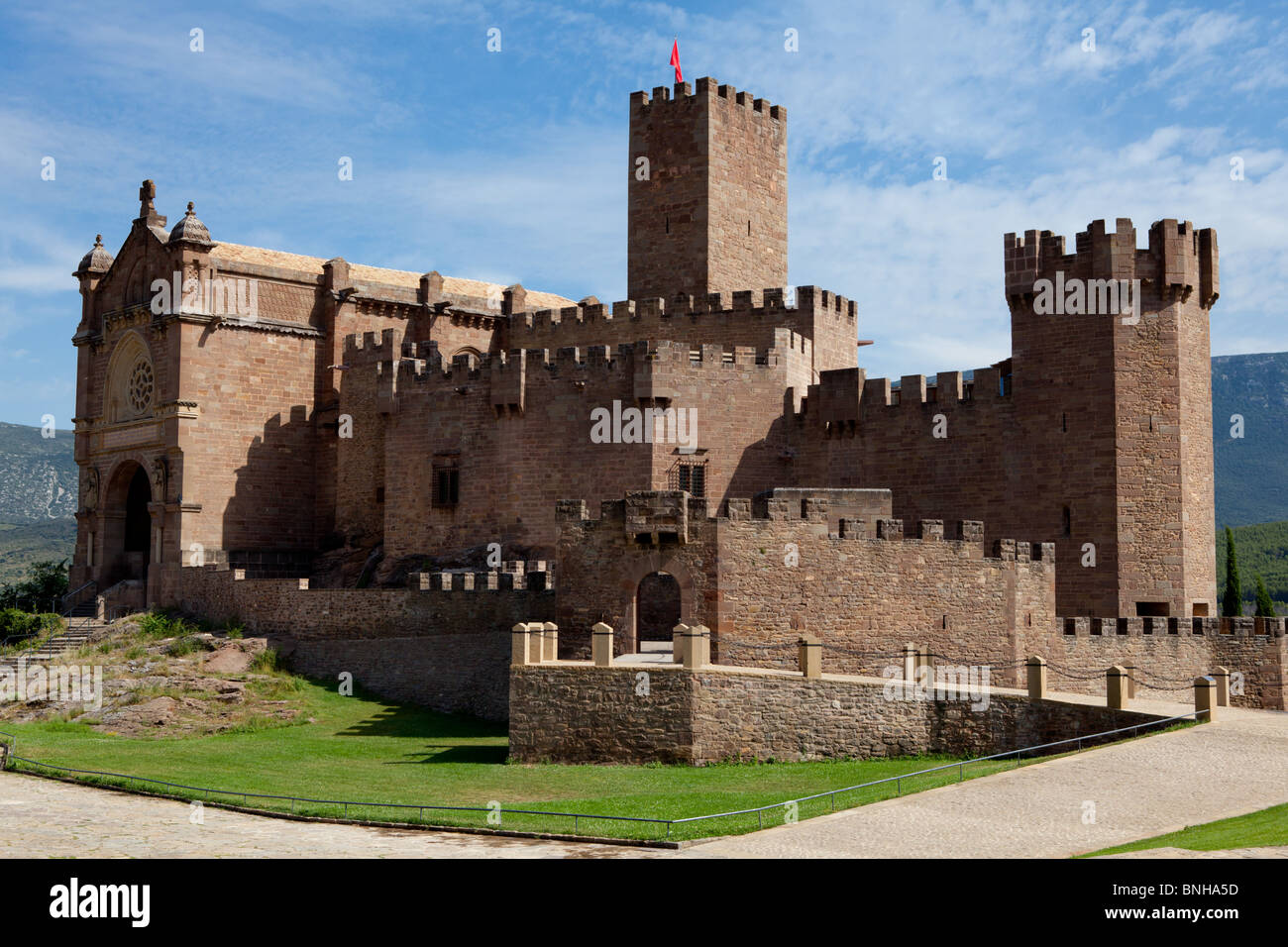 Castle Javier Navarre Spain Stockfotos und -bilder Kaufen - Alamy