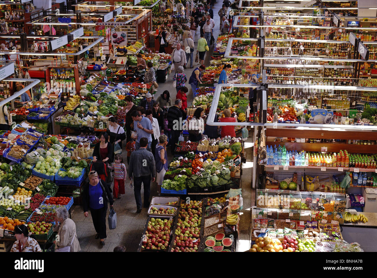 Markthalle in Breslau Breslau Schlesien Polen Europa Baugewerbe Gemüse ...