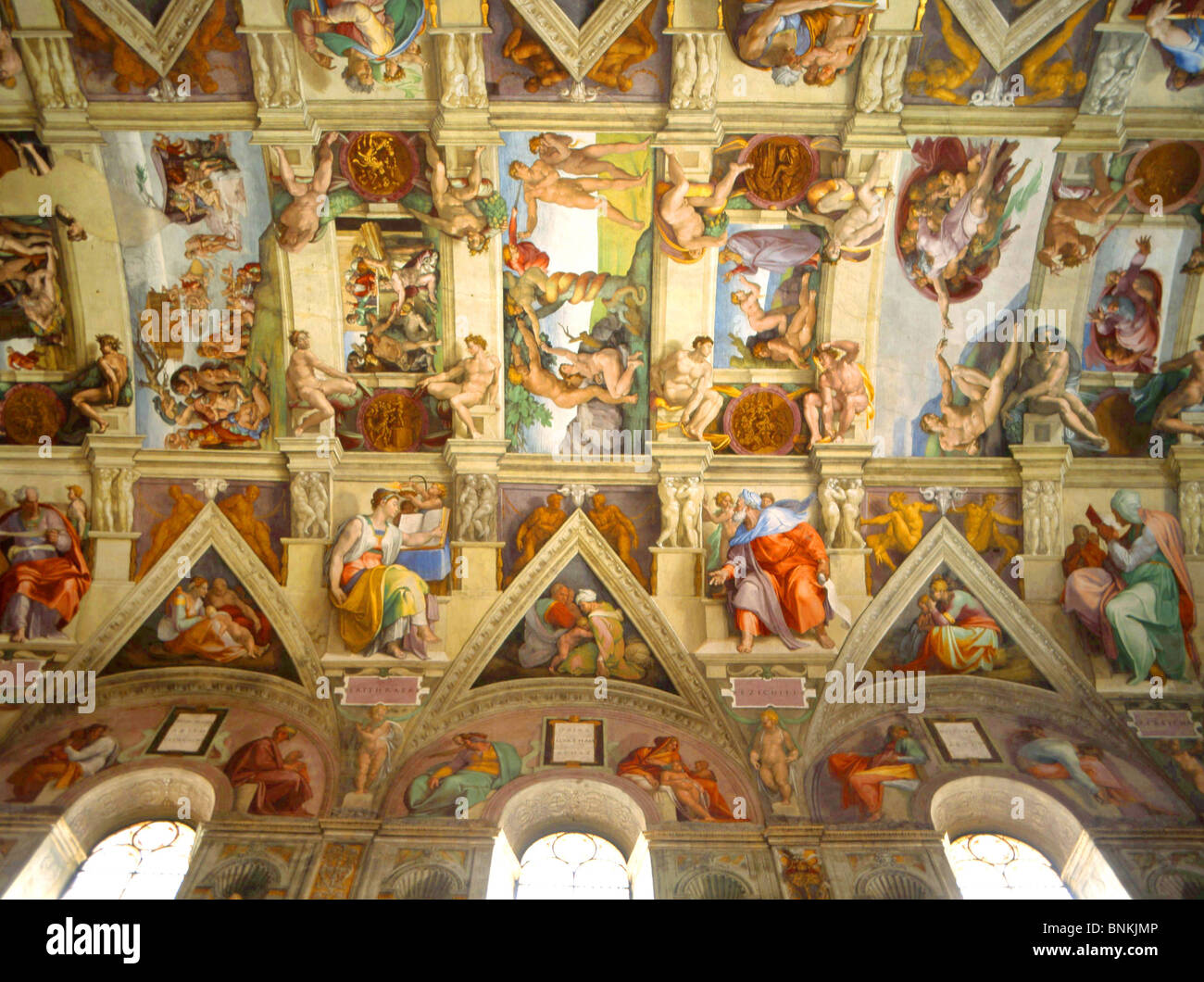 Italien-Vatikan-Peter Kathedrale Malerei Wandmalerei Abdeckung Fenster ...