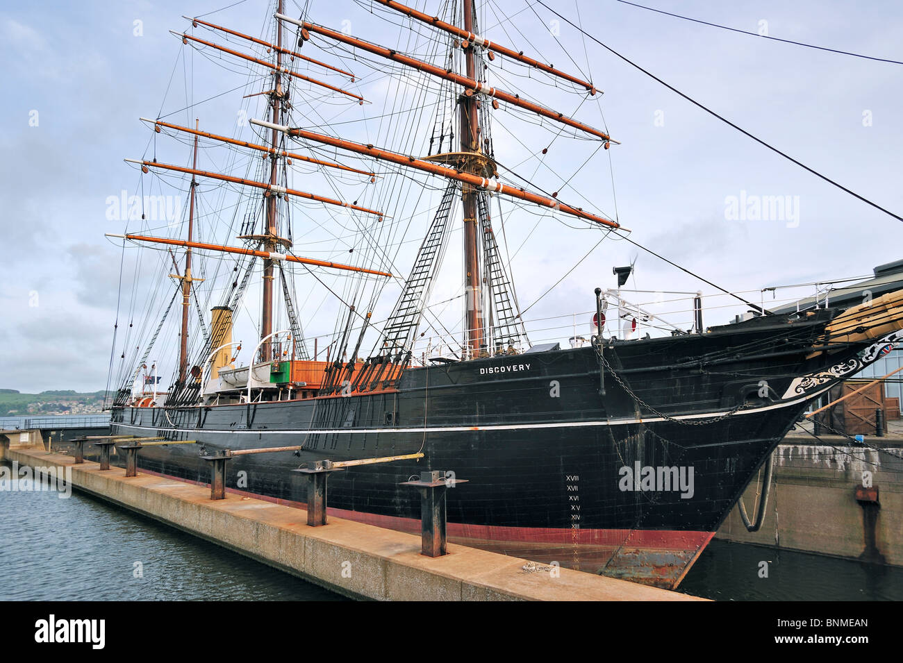 Die Royal Forschung Schiff Entdeckung berühmt durch Robert Falcon Scott ...