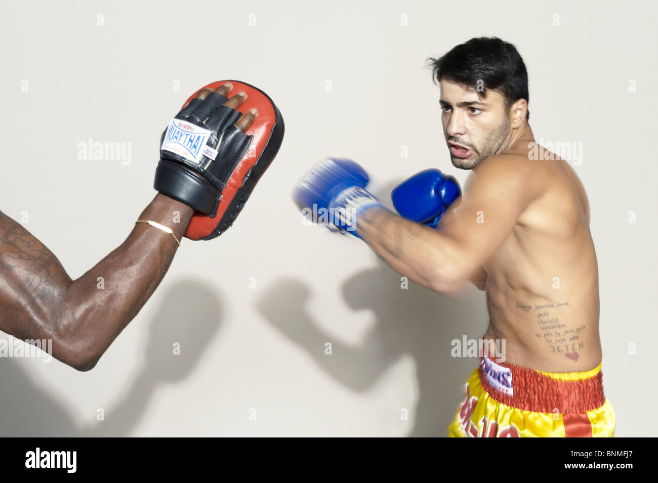 Skaten Thai-Boxer Box Sport Sportler Dynamik Kraft Power Tattoo Tattoo ...