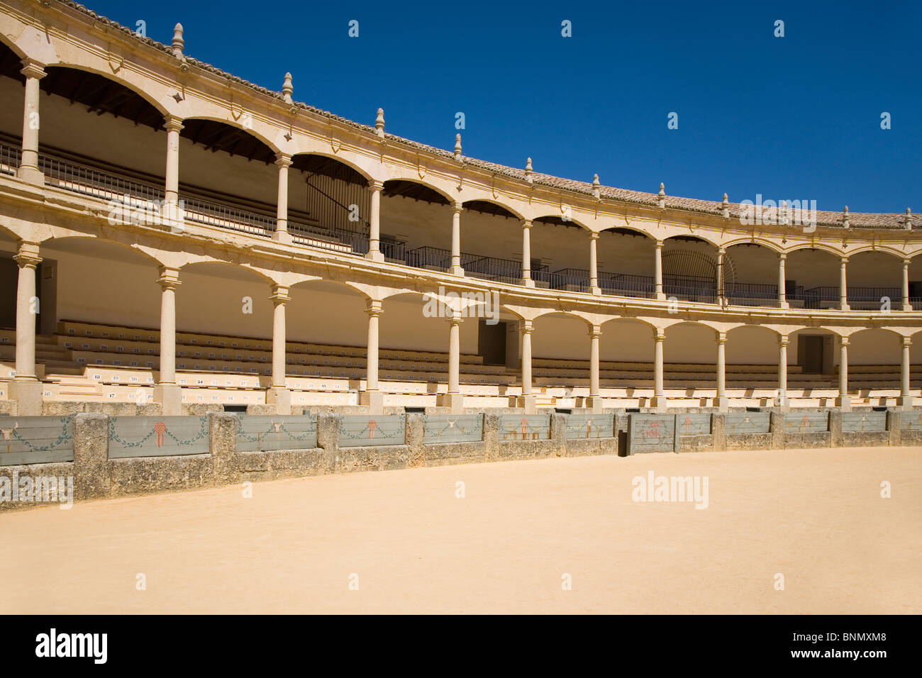 Plaza de Toros Stierkampfarena Ronda Corrida Goyesca Andalusien Spanien ...