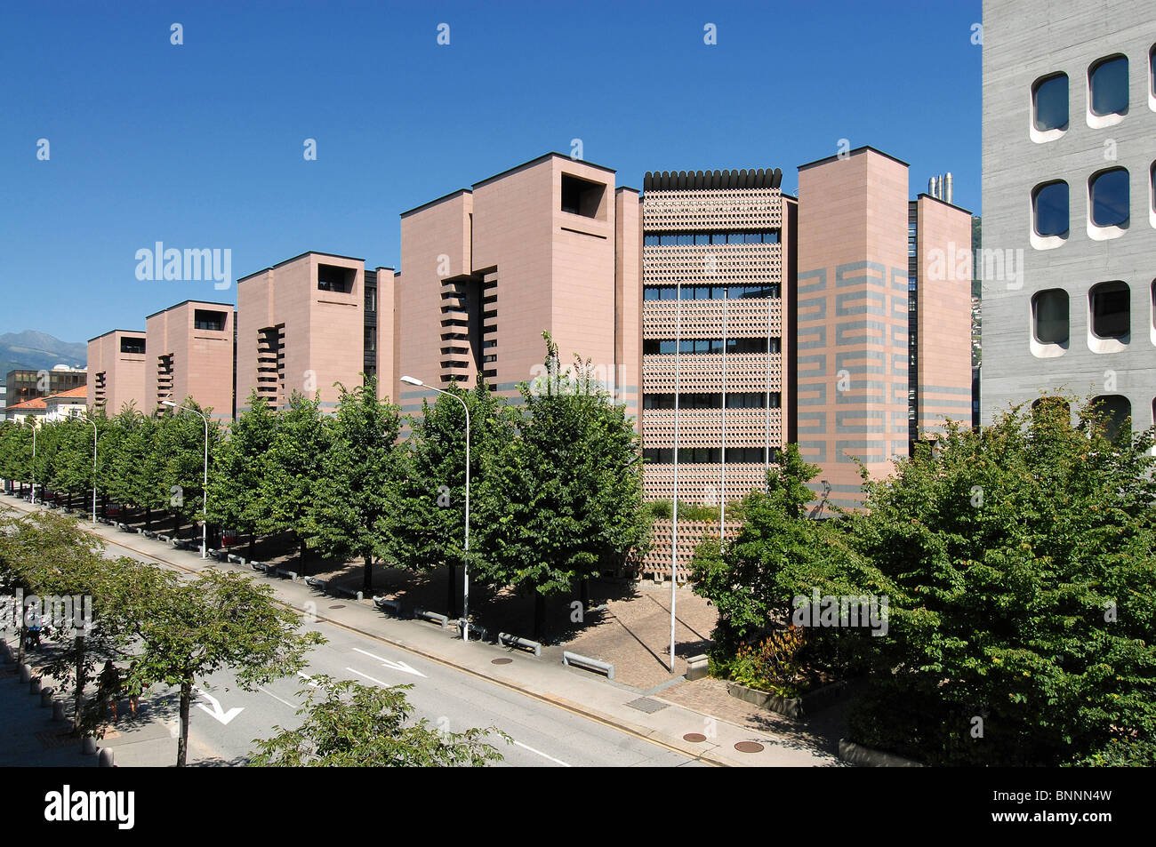 Mario Botta Lugano Tessin Tessin Ticino Schweiz Bank Architektur ...