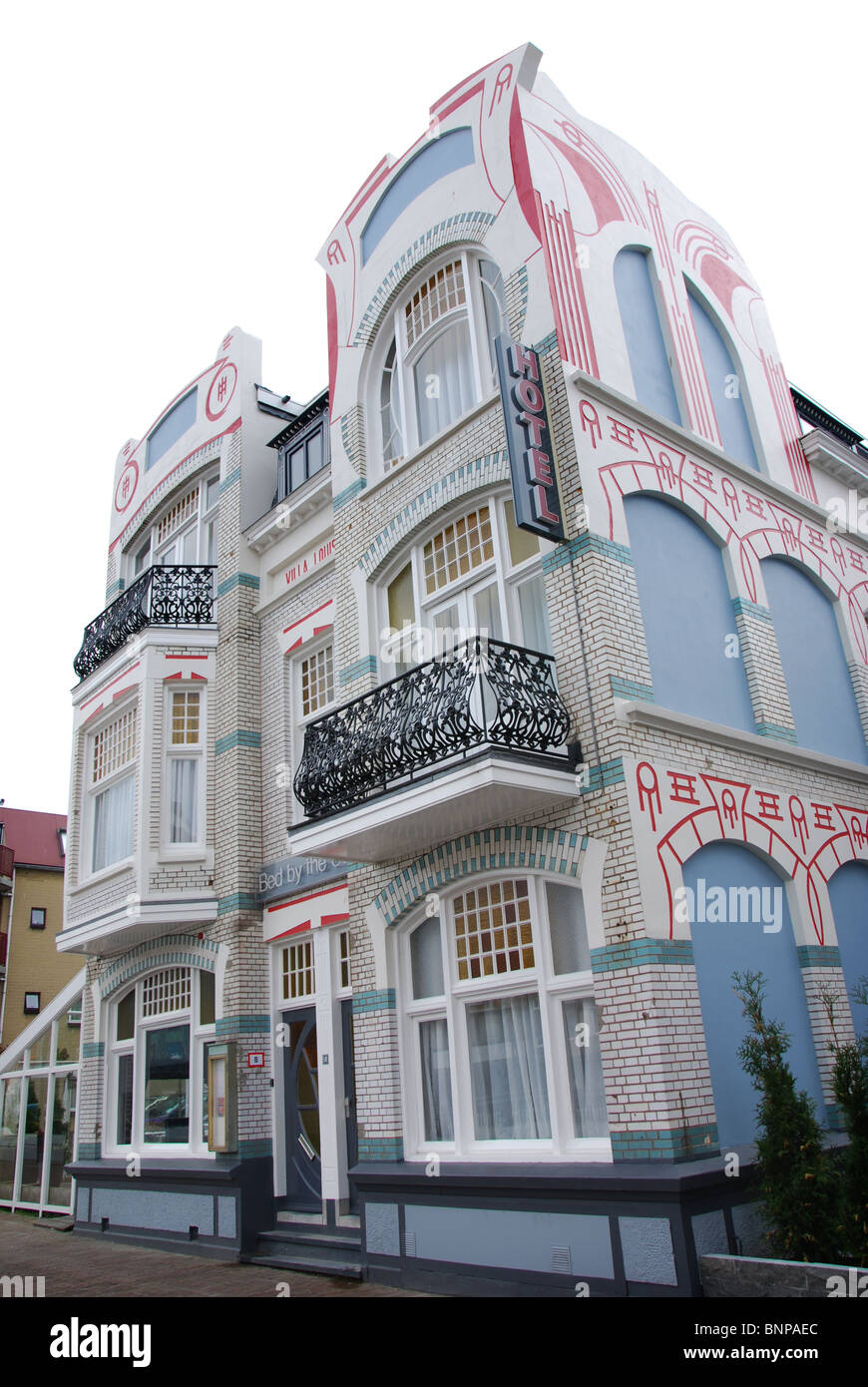 Villa Louise, Bett am Meer, Jugendstil-Hotel entlang der Spuistraat ...