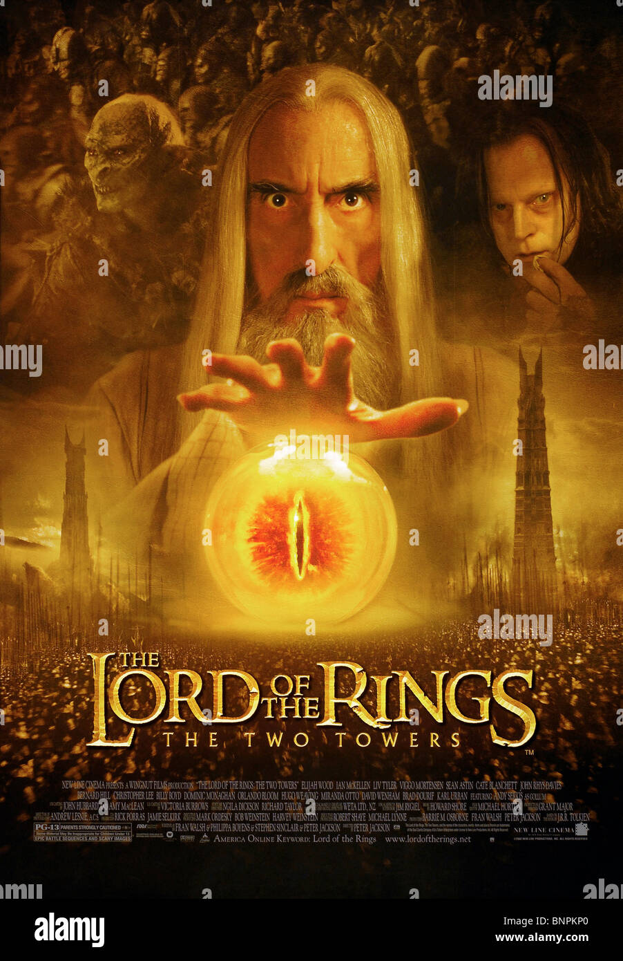 The Lord Of The Rings Film Poster Stockfotos und -bilder Kaufen - Alamy
