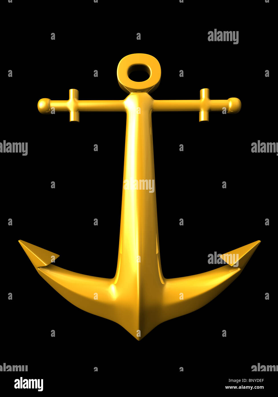 Goldener anker -Fotos und -Bildmaterial in hoher Auflösung – Alamy