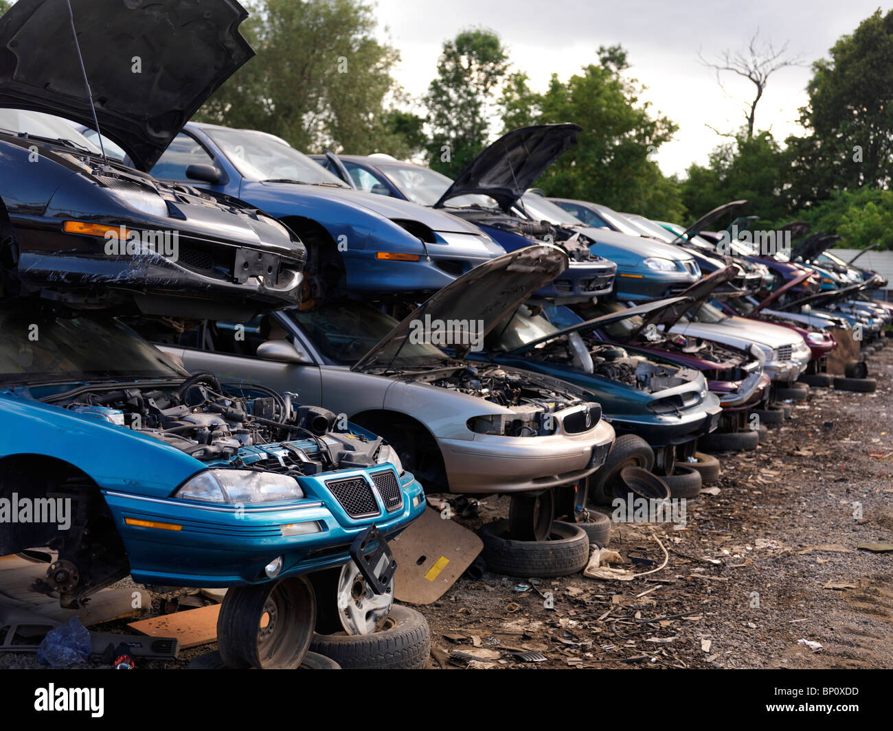 Cars Wrecked Stockfotos und -bilder Kaufen - Alamy
