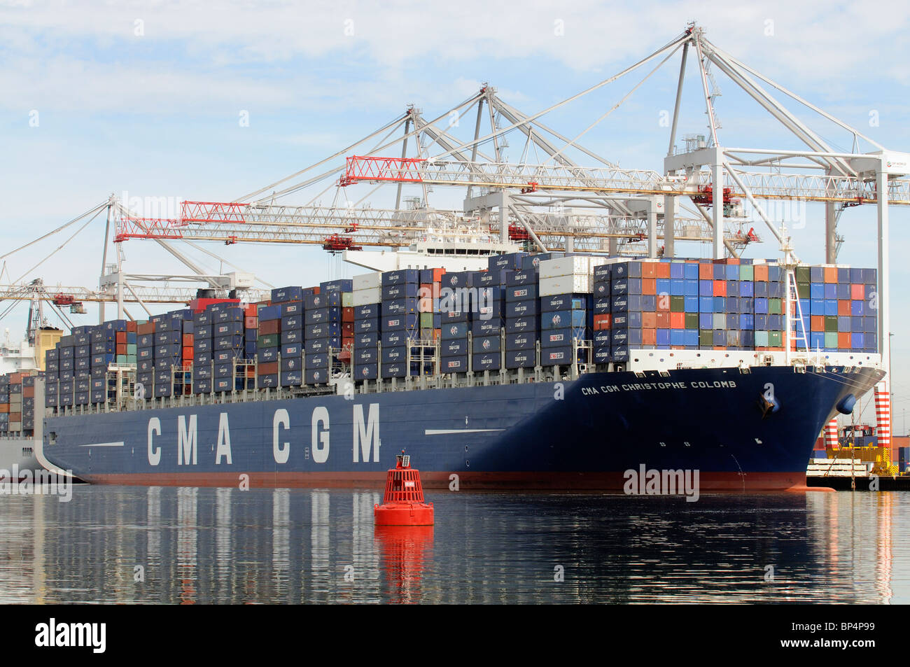 DP World ABP Southampton marine Container terminal Süd England UK die ...