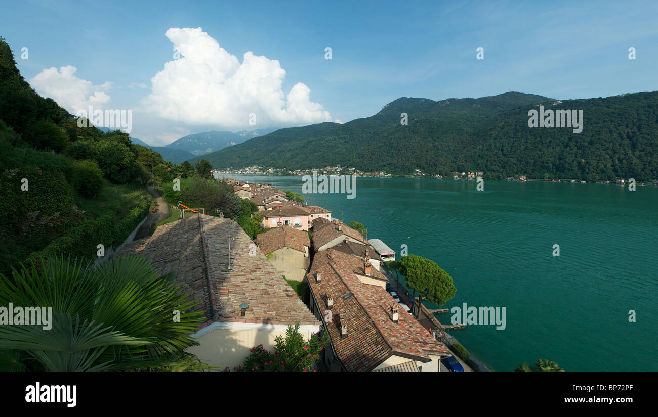 Tessin Tessin Lago Lugano Morcote Schweiz Stockfotos und -bilder Kaufen ...