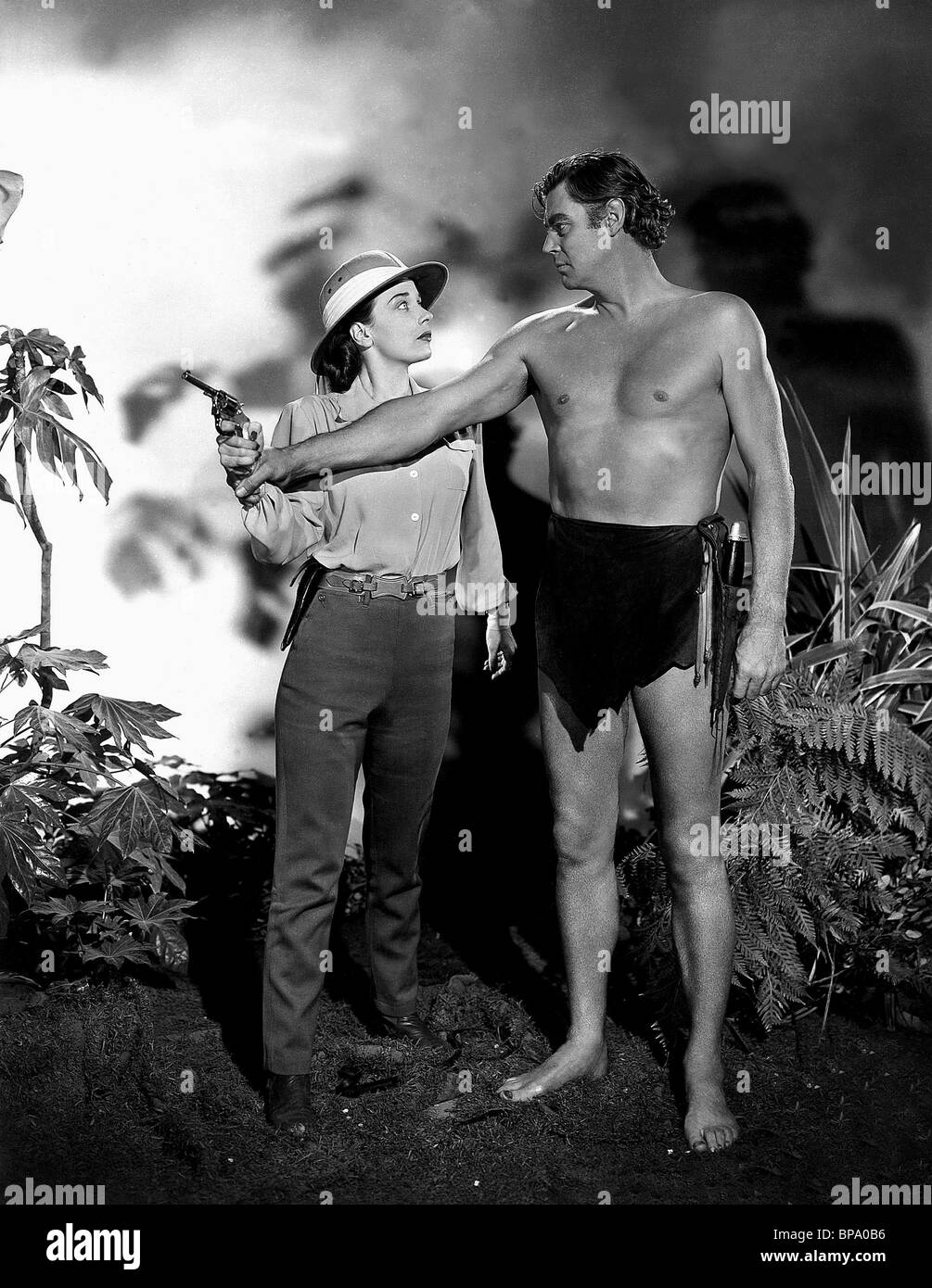 BRENDA JOYCE, Johnny Weissmuller, Tarzan und die JÄGERIN, 1947 ...