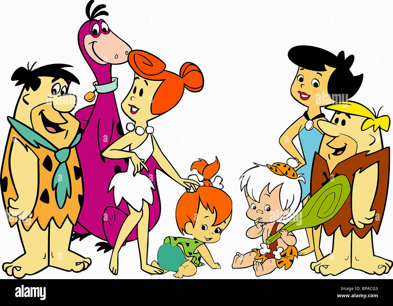 Barney Rubble Fred Flintstone Stockfotos und -bilder Kaufen - Alamy